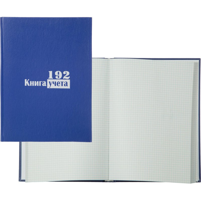 Книга учета Выбор есть А4 192л клетка блок типограф бумвинил арт ...