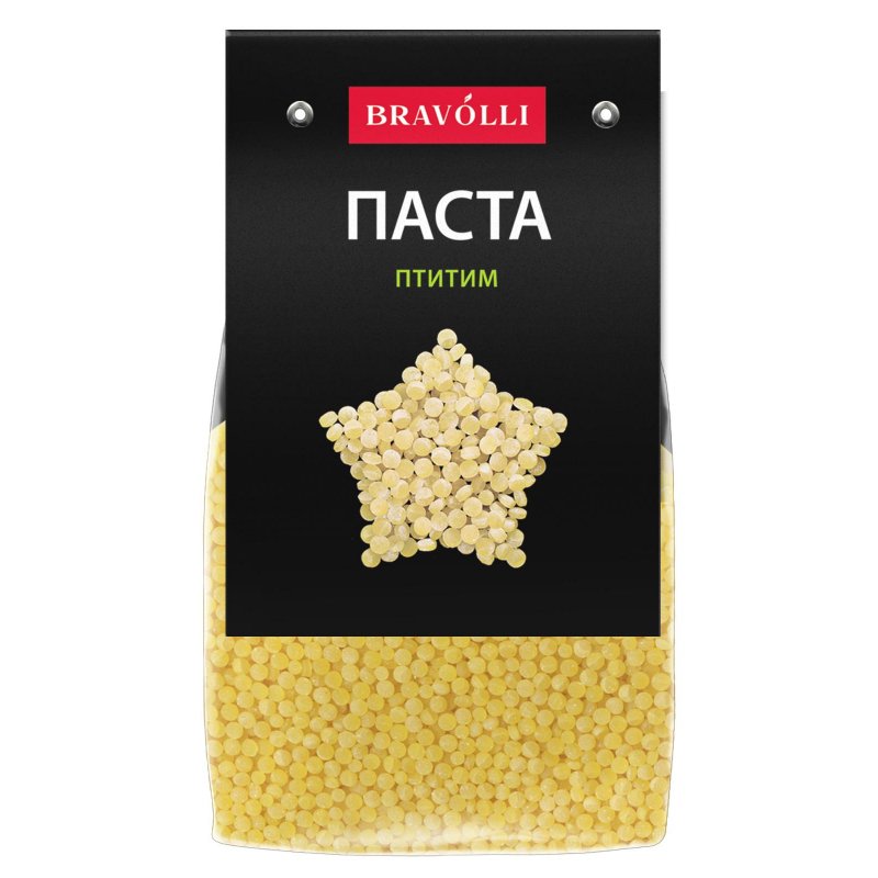 Макароны Bravolli Паста Птитим жемчужная 350 г арт. 1171749 - купить в ...