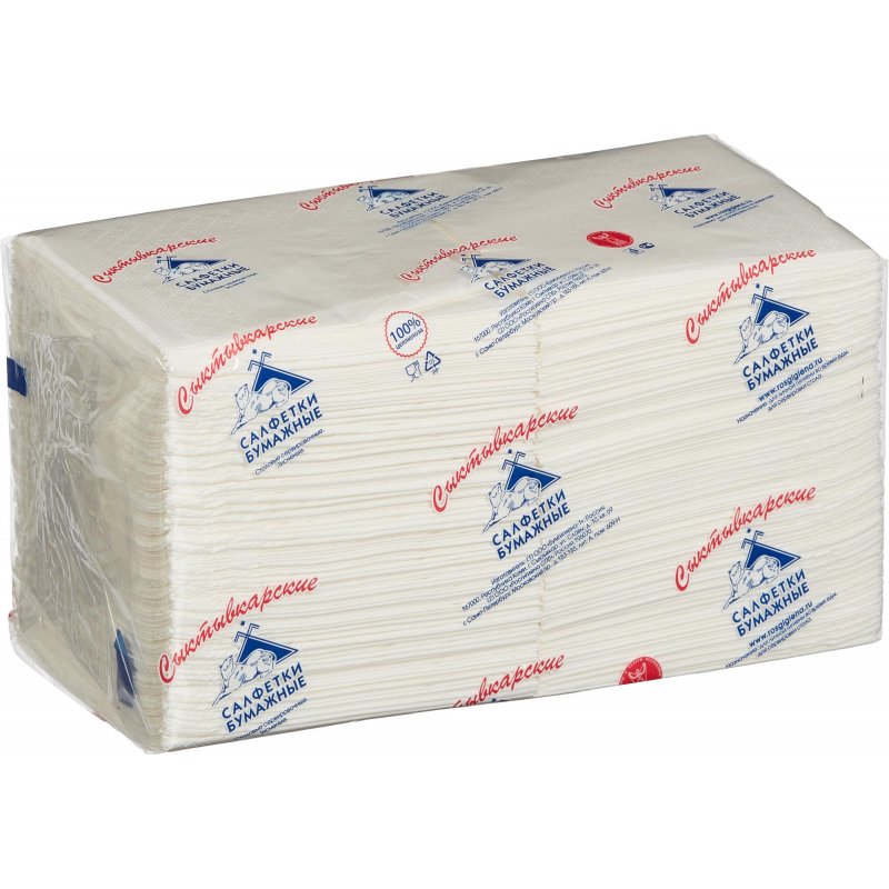 Салфетки Profi Pack 2 сл. 24×24 белые 250 шт./уп. арт. 66300 - купить в ...