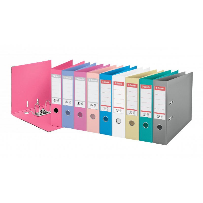 Папка с арочным механизмом Esselte No.1 Power Solea 75 мм персиковая ...