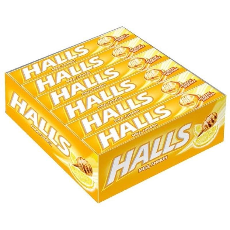 Леденцы Halls мед и лимон (12 штук по 25 г) арт. 1146807 - купить в ...