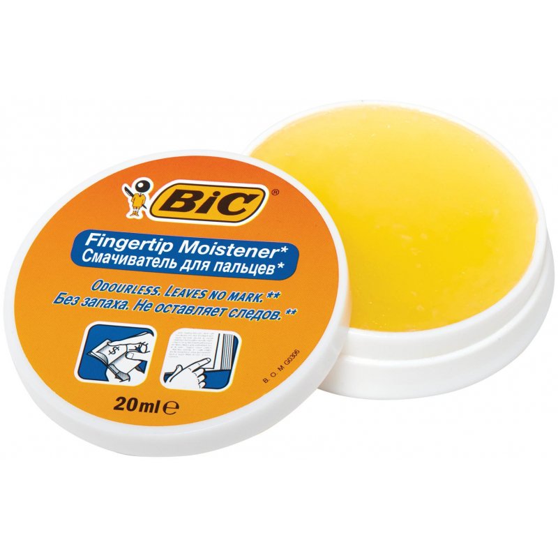 Подушка для смачивания пальцев гелевая BIC (20мл) - купить в Москве ...