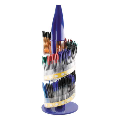 Дисплей настольный для размещения ручек BIC, 25×25х68 см, 32 отделения ...