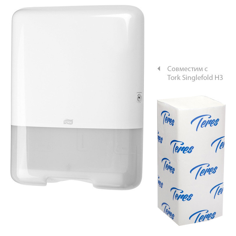 Полотенца бумажные д/держ.Терес Комфорт 200л/пач 20пач/кор V-слож.Т ...