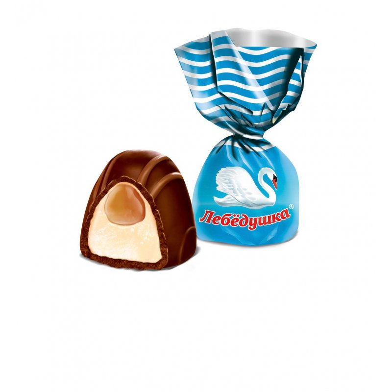Конфеты шоколадные КРАСНЫЙ ОКТЯБРЬ «Лебедушка», мягкий ирис, 250 г ...