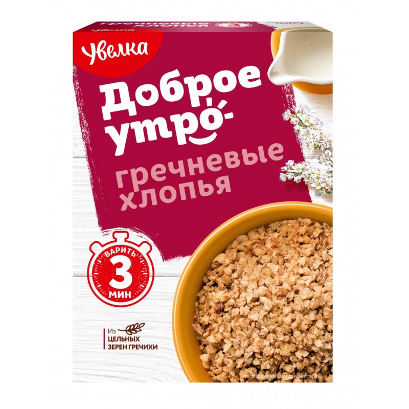 Хлопья Увелка гречневые 400 г арт. 1195811 - купить в Москве оптом и в ...