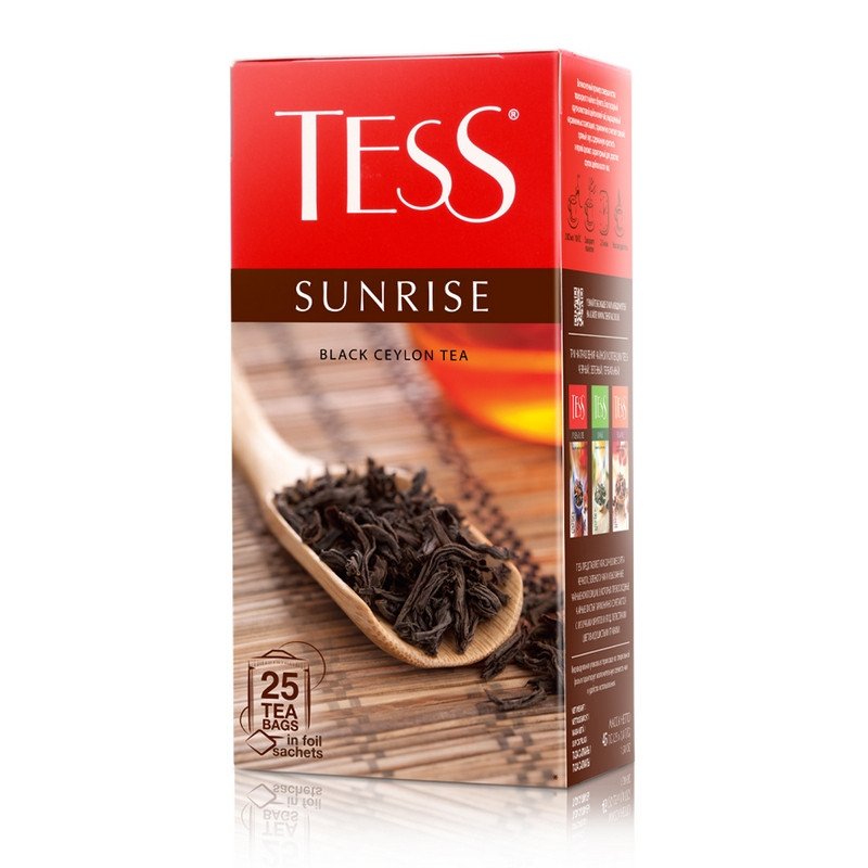 Чай Tess Sunrise черный 25 пакетиков арт. 1097061 - купить в Москве ...