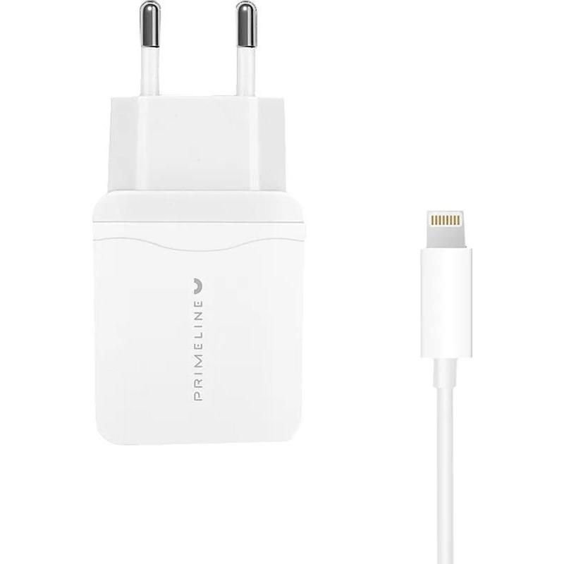Зарядное устройство Prime Line с кабелем Lightning (2327) арт. 1187275 ...