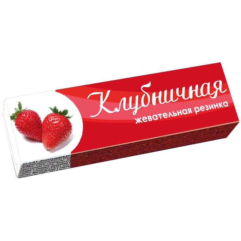 Жевательная резинка в пластинках, клубника, 12.5г арт. 1016079 - купить ...