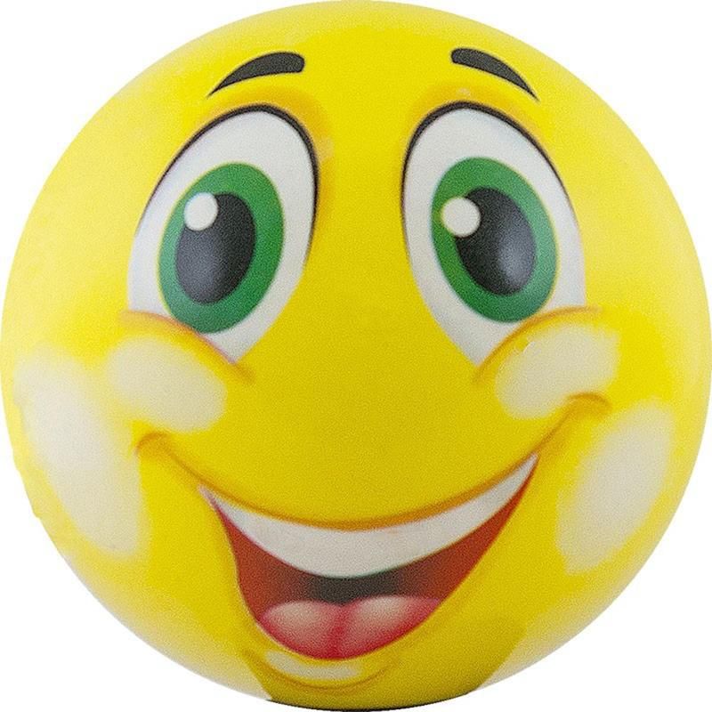 Мяч детский Funny Faces 12 см (ПВХ) - купить в Москве оптом и в розницу ...