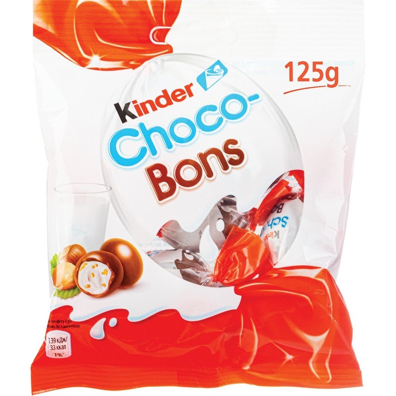 Конфеты шоколадные Kinder Choco-Bons 125 г арт. 74138 - купить в Москве ...