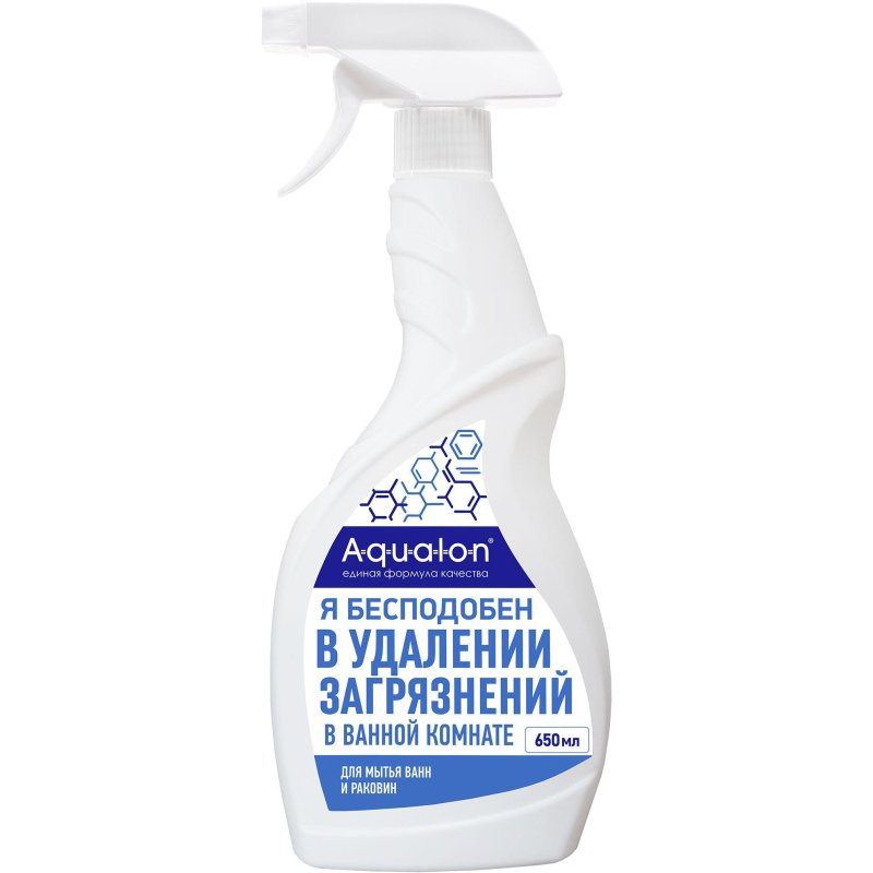Средство для сантехники AQUALON Чистая ванна 650 мл арт. 1308265 ...