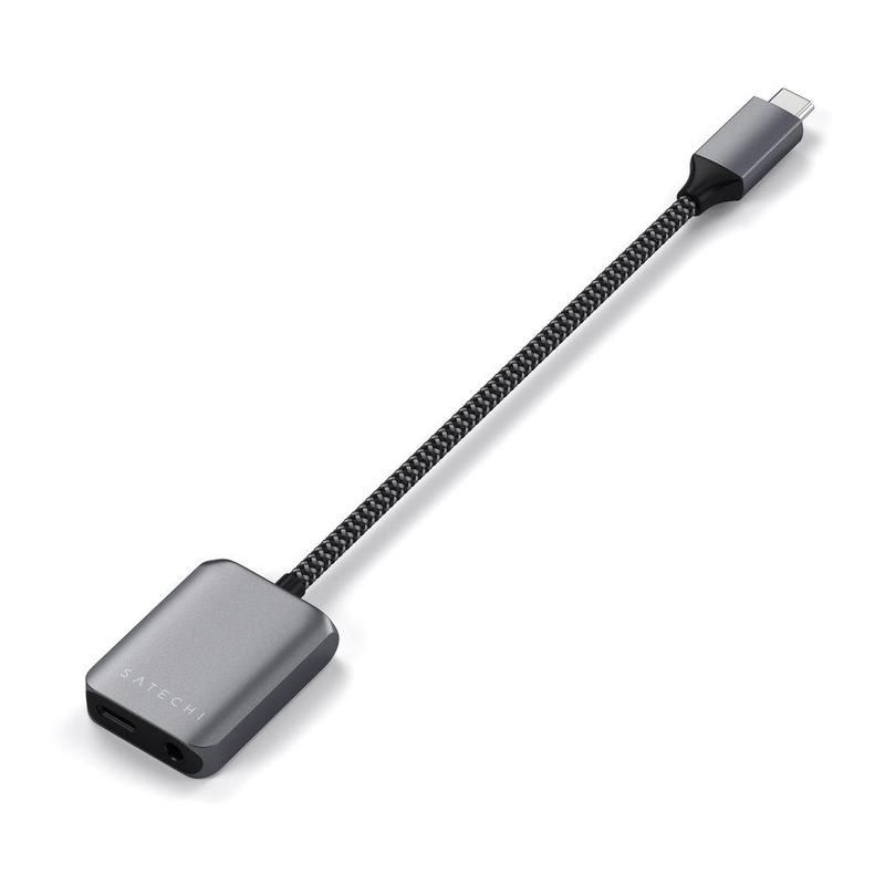Переходник Satechi USB Type-C - USB Type-C + AUX 3.5 0.15 метров (ST ... Переходник Satechi USB Type-C - USB Type-C + AUX 3.5 0.15 метров (ST ...