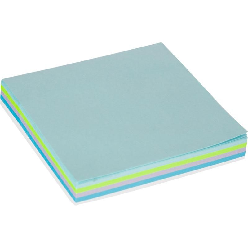 Стикеры Attache Bright Colours Акварельная радуга 76×76 мм неоновые 4 цвета (1 блок, 100 листов ...