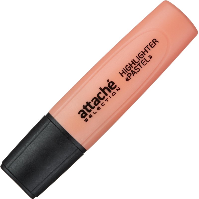 Маркер выделитель текста Attache Selection Pastel 1-5 мм оранжевый - купить в Москве оптом и в ...