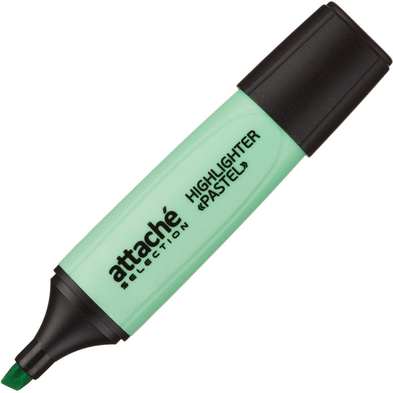Маркер выделитель текста Attache Selection Pastel 1-5 мм зелёный - купить в Москве оптом и в ...