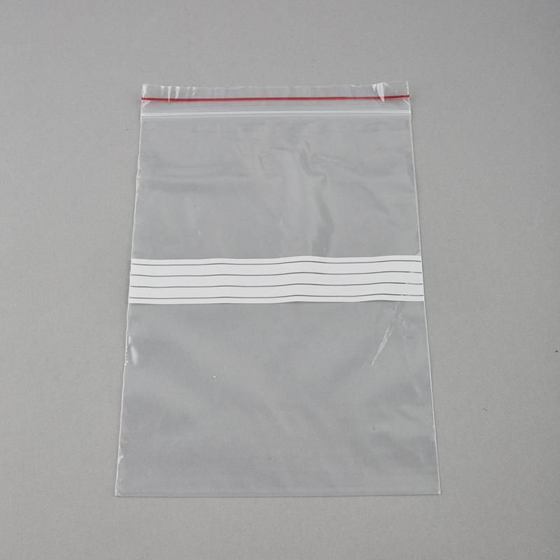 Пакет с замком Zip-Lock 20x30 см 60 мкм с полосой для надписей (100 ...