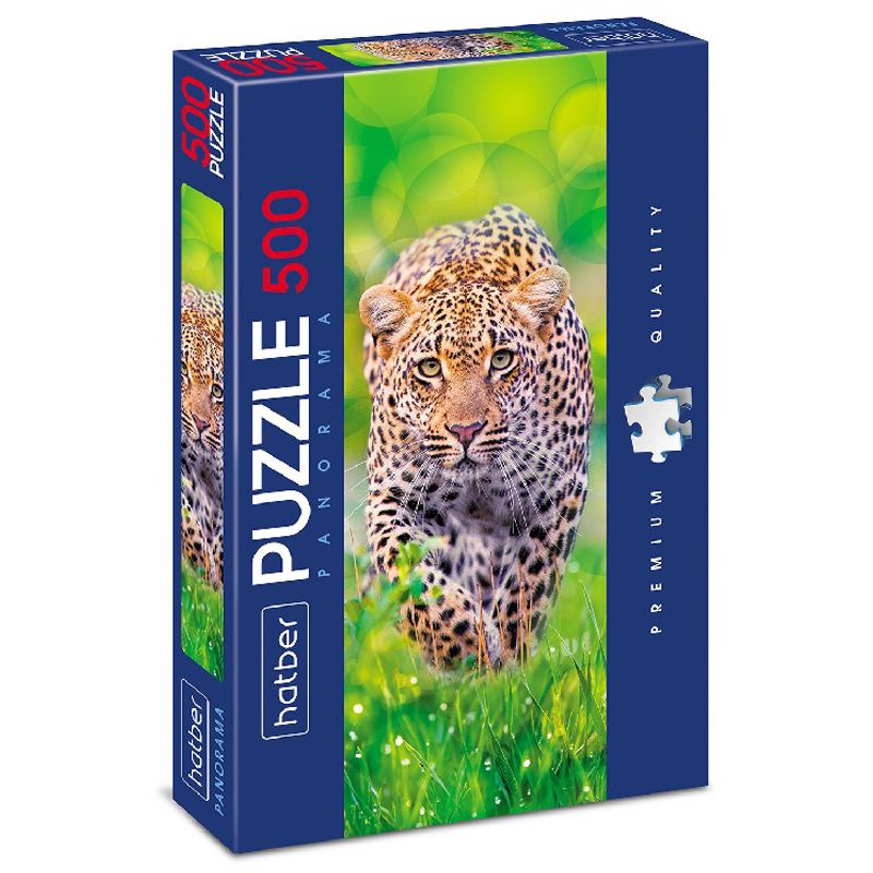 Пазл 500 эл. Hatber Premium «Панорама-Леопард» - купить в Москве оптом и в розницу в интернет ...