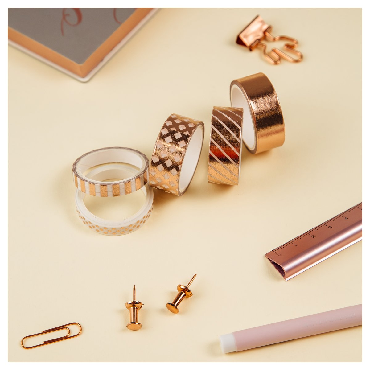 Набор клейких декоративных лент MESHU «Shiny pattern», 5шт - купить в Москве оптом и в розницу в ...