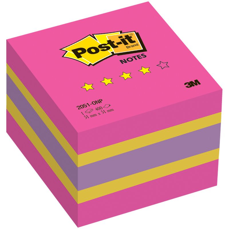 Самоклеящийся блок Post-it ORIGINAL «Осень», 51×51мм, 400л, 3 цвета ...