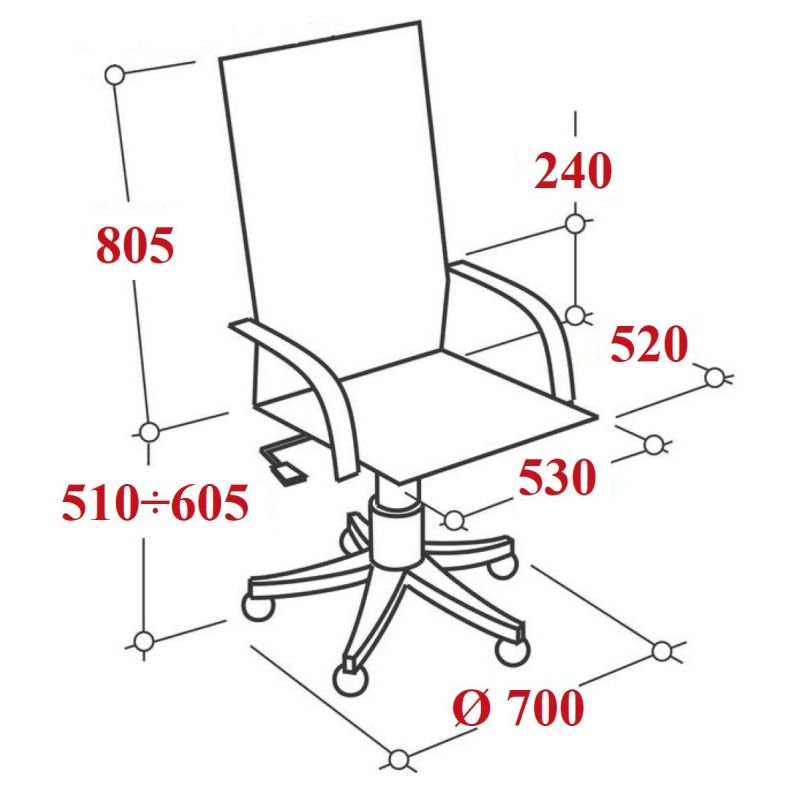 Кресло VT_EChair-555 TPU кожзам черный хром арт. 1262489 - купить в ...