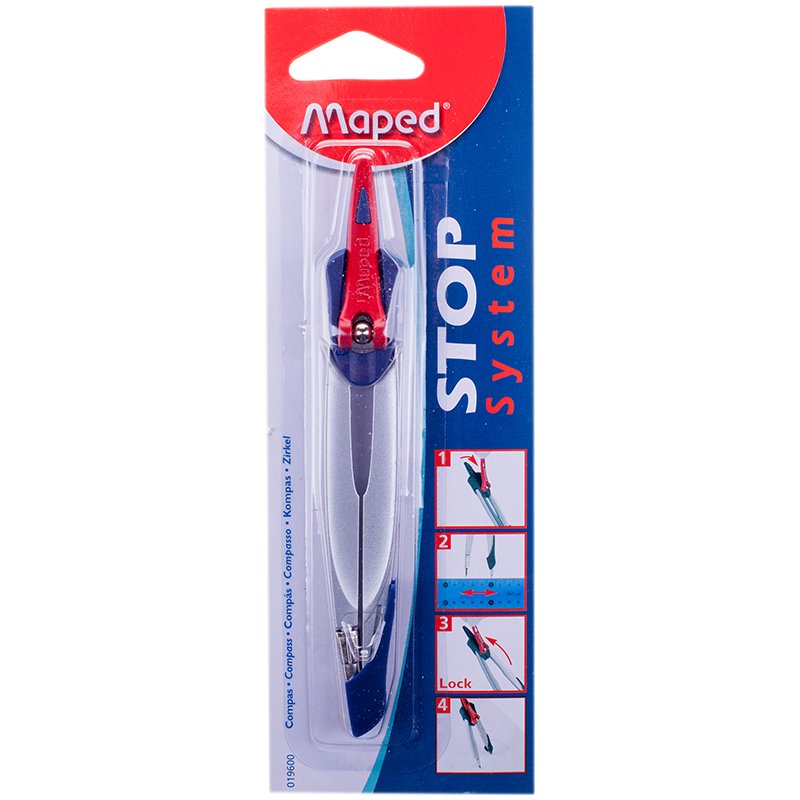 Циркуль Maped «Stop System» металлический, 135мм, блистер - купить в ...