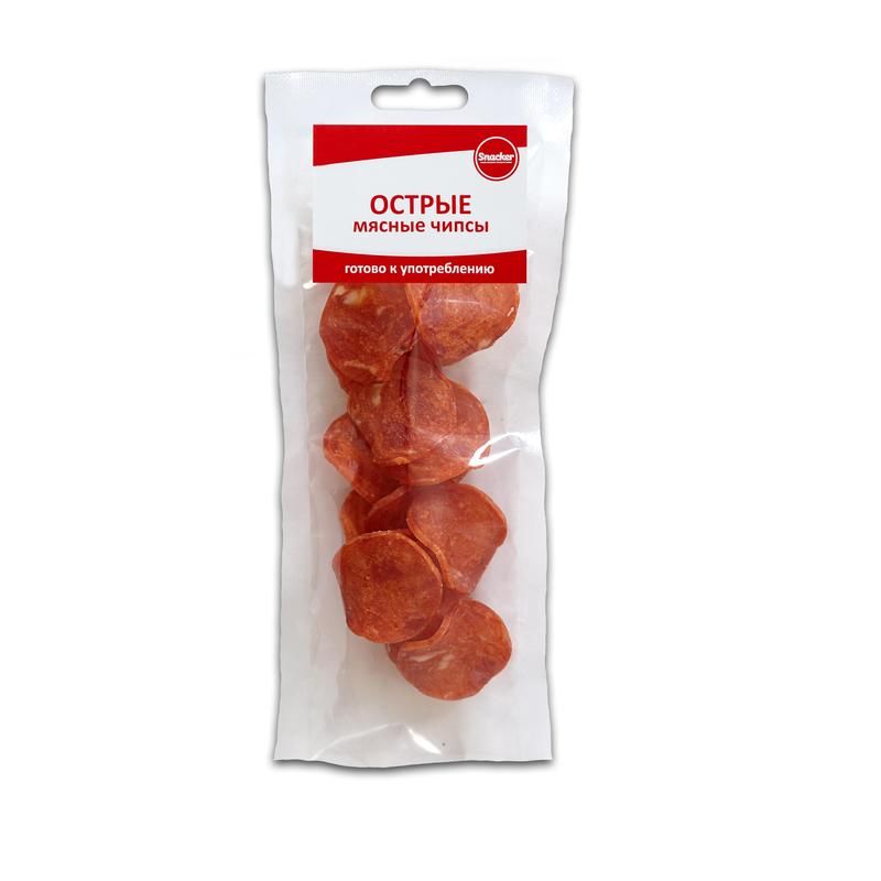 Чипсы мясные Snacker острые 50 г арт. 1239809 - купить в Москве оптом и ...