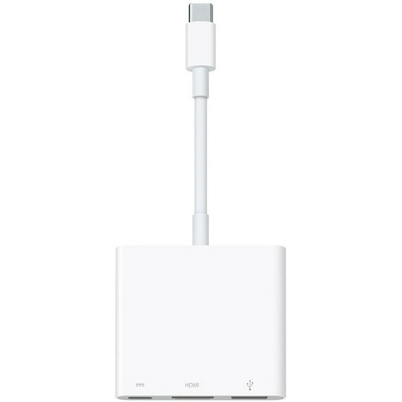Адаптер Apple USB-C Digital AV Multiport Adapter белый MUF82ZM/A арт ...
