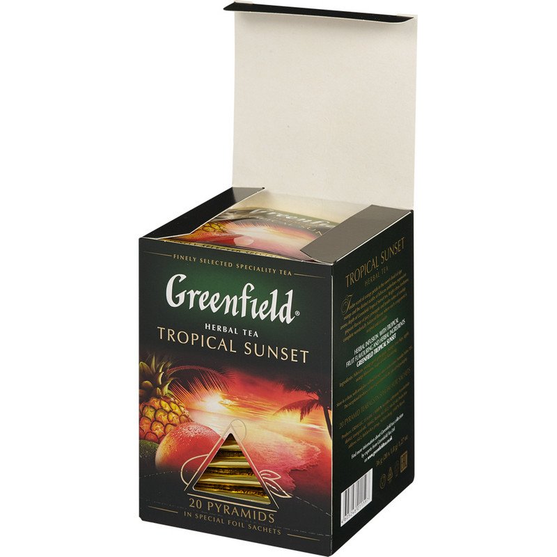 Чай Greenfield Tropical Sunset фруктовый 20 пакетиков арт. 227375 ...