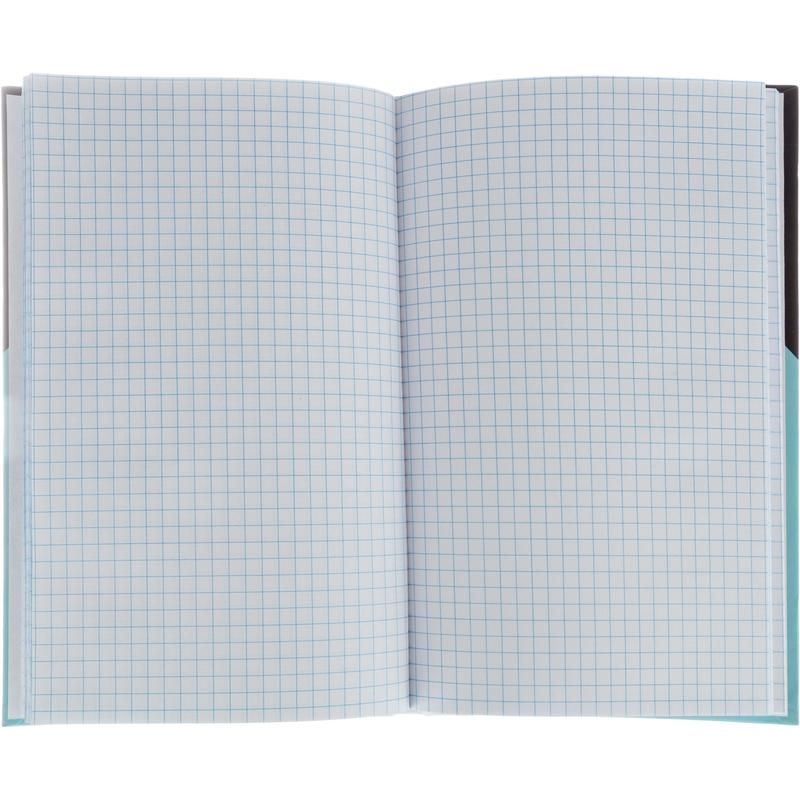 Бизнес-тетрадь Attache Economy Office Style А5 80 листов голубая в клетку на сшивке (125×200 мм ...