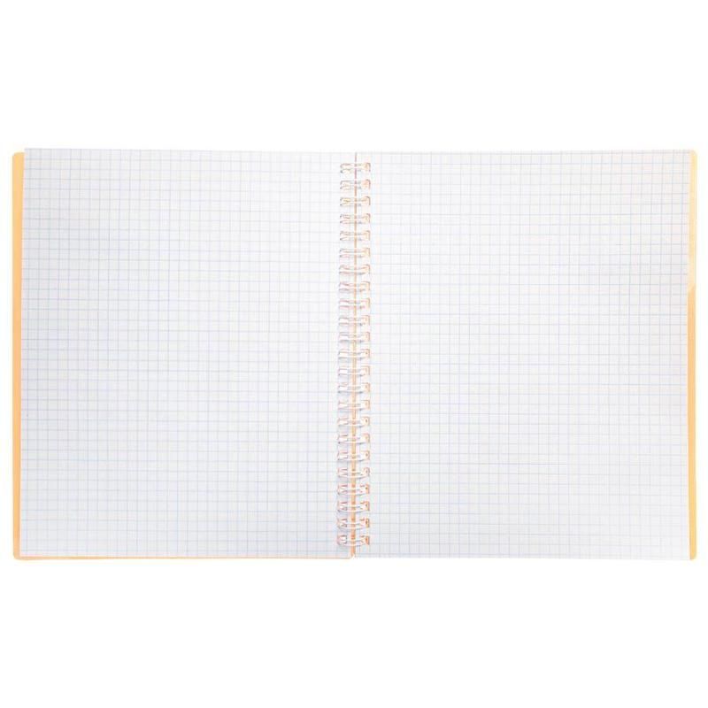 Бизнес-тетрадь Hatber Diamond Neon А5 80 листов оранжевая в клетку на спирали (165×205 мм) арт ...