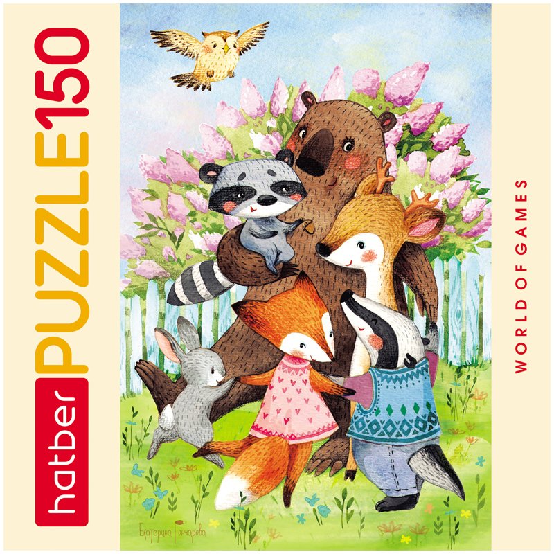 Пазл 150 эл. Hatber «Жила-была лисичка» - купить в Москве оптом и в розницу в интернет-магазине ...