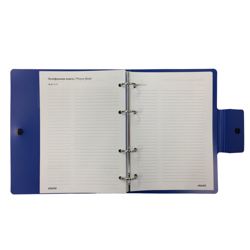 Ежедневник недатированный Attache Digital пластик A5 136 листов синий (175×220 мм) арт. 1098683 ...