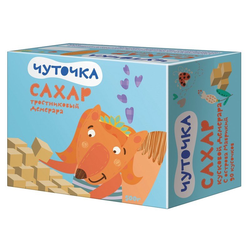 Сахар кусковой Чуточка тростниковый 500 г арт. 162499 - купить в Москве ...
