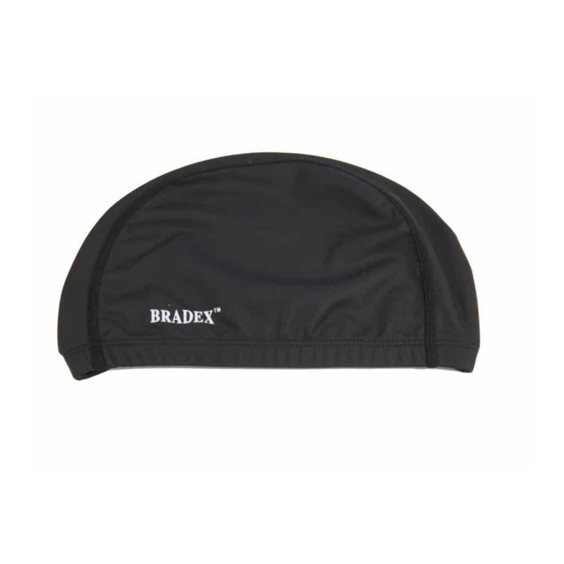 Шапочка для плавания текстильная покрытая ПУ, черная, SF 0366 арт ...